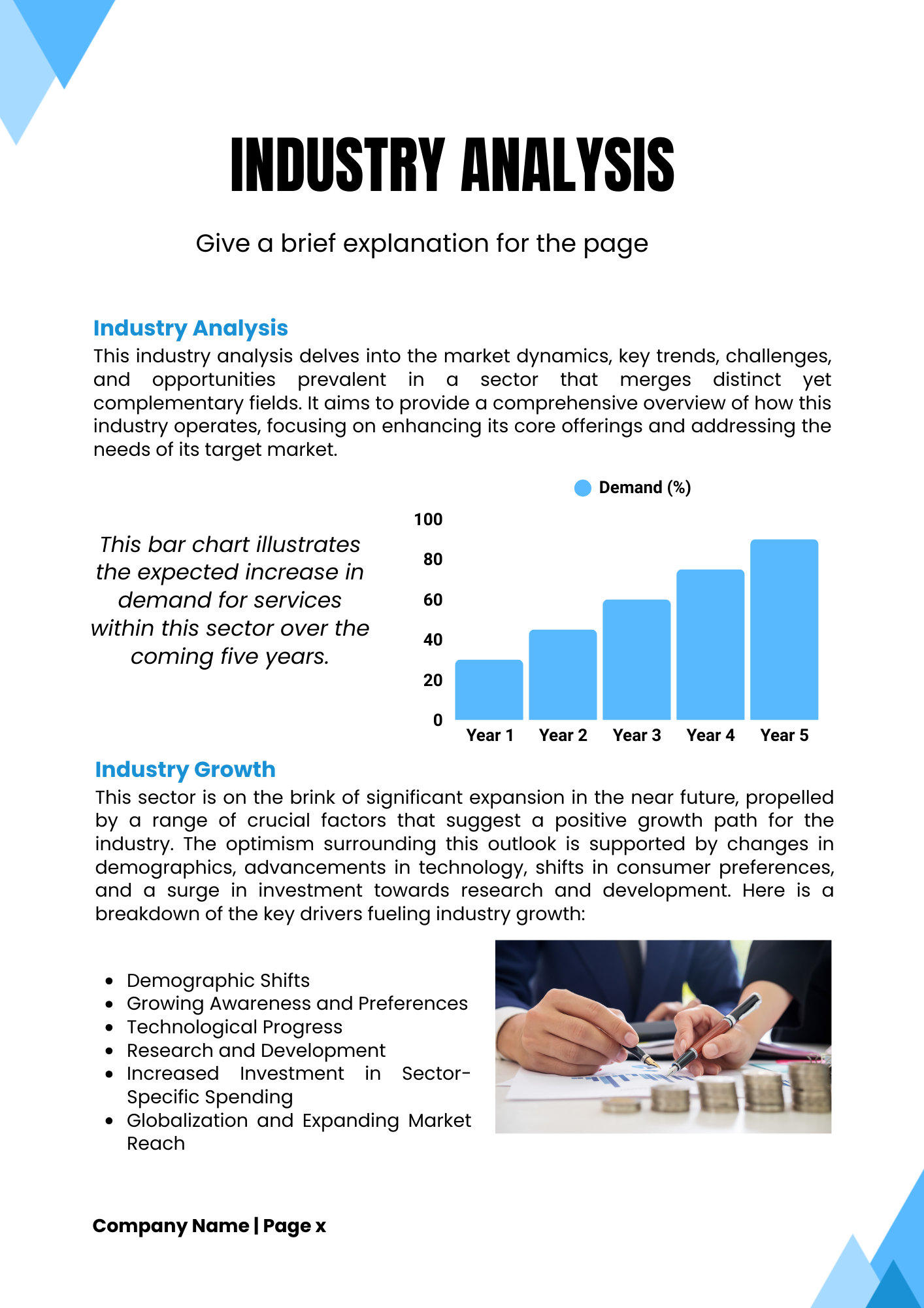 Free Business Plan Template - Oak Business Consultant