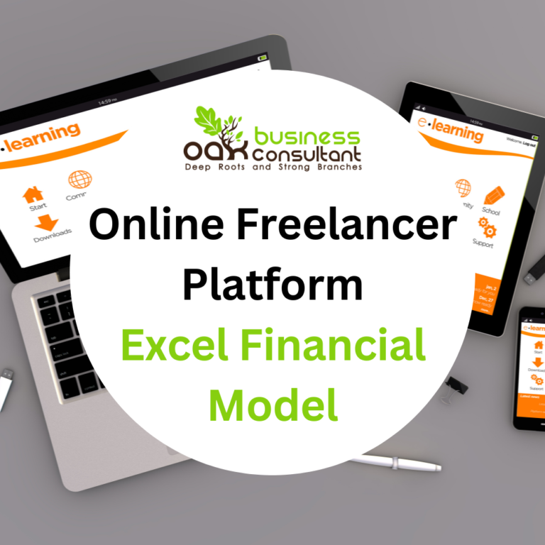 Online Freelancer Platform Financial Model - Oak Business Consultant