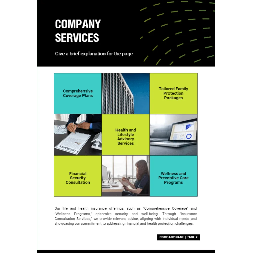 Life and Health Insurance Agency Business Plan Template