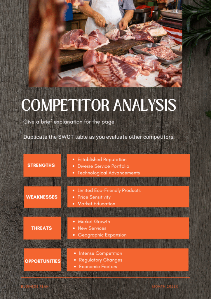 Meat Shop Business Plan - Oak Business Consultant