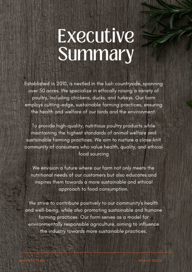Meat Shop Business Plan - Oak Business Consultant