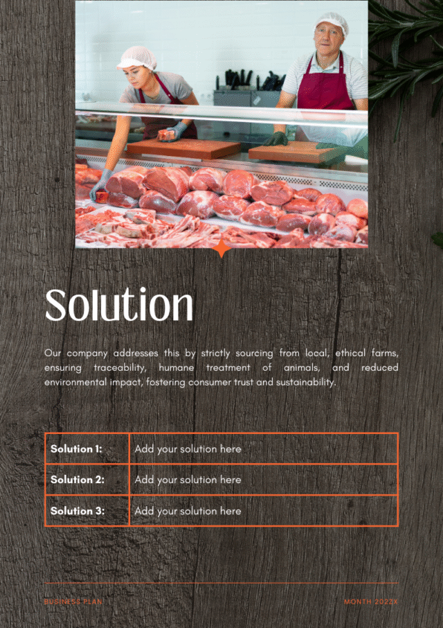 Meat Shop Business Plan - Oak Business Consultant