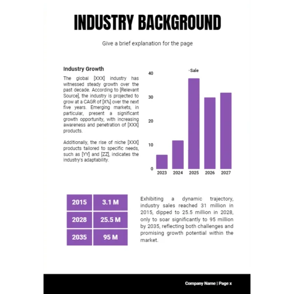 Nutrition Service Business Plan Template - Oak Business Consultant