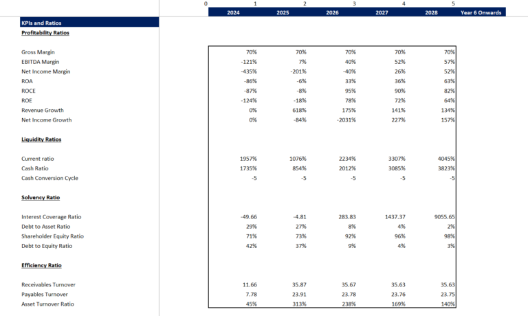 Fintech Financial Model Template - Oak Business Consultant