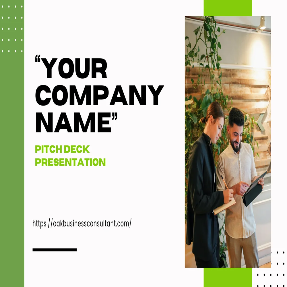 Basic Pitch Deck Template - Oak Business Consultant