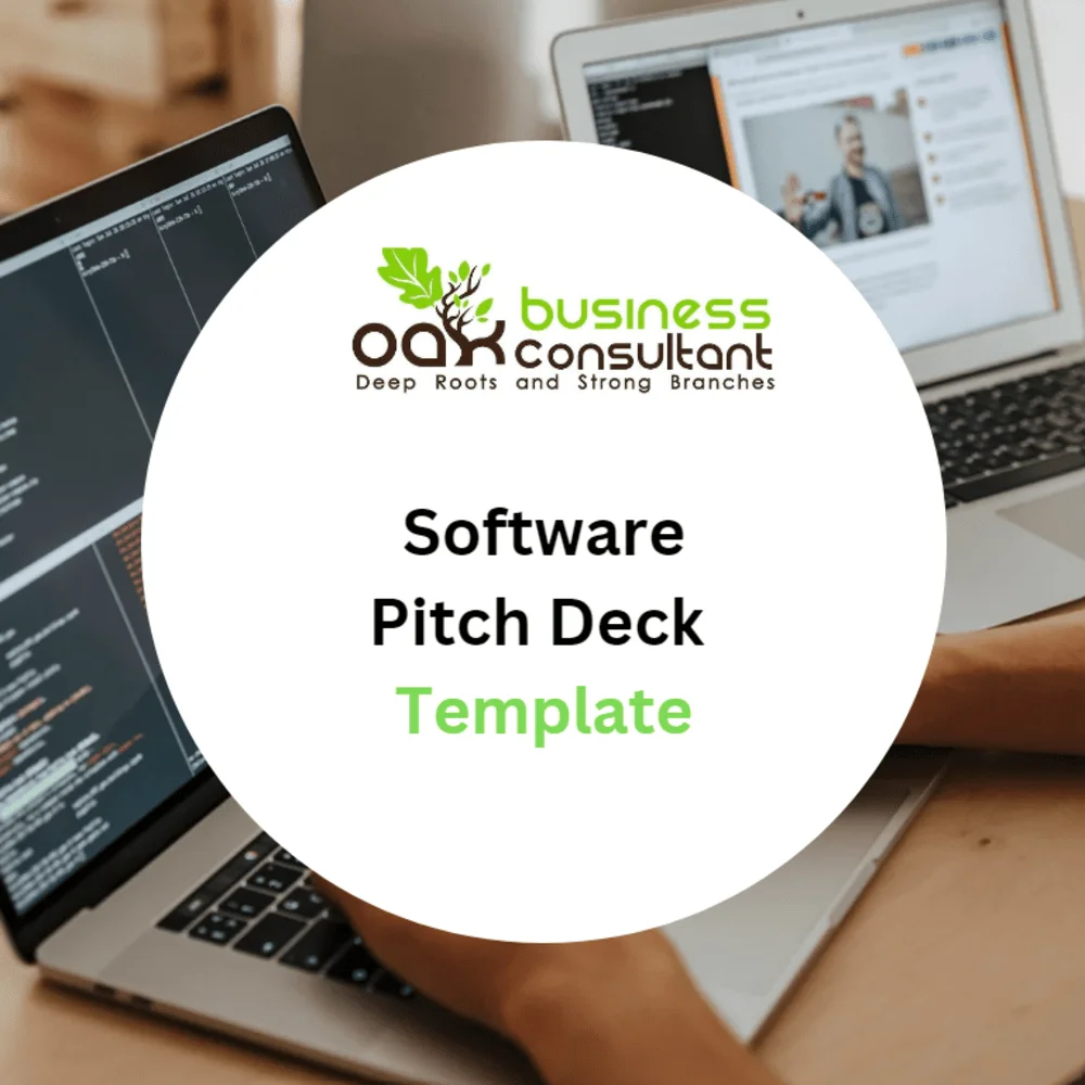 Software Pitch Deck Template - Oak Business Consultant