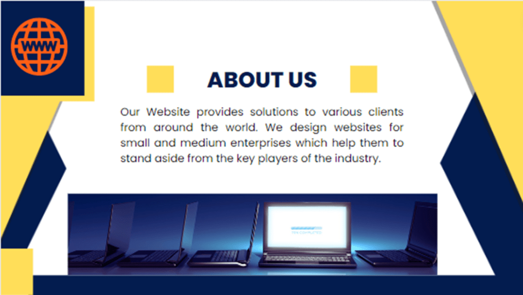Website Pitch Deck Template - Oak Business Consultant