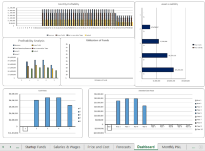 Project Development Financial Model - Oak Business Consultant