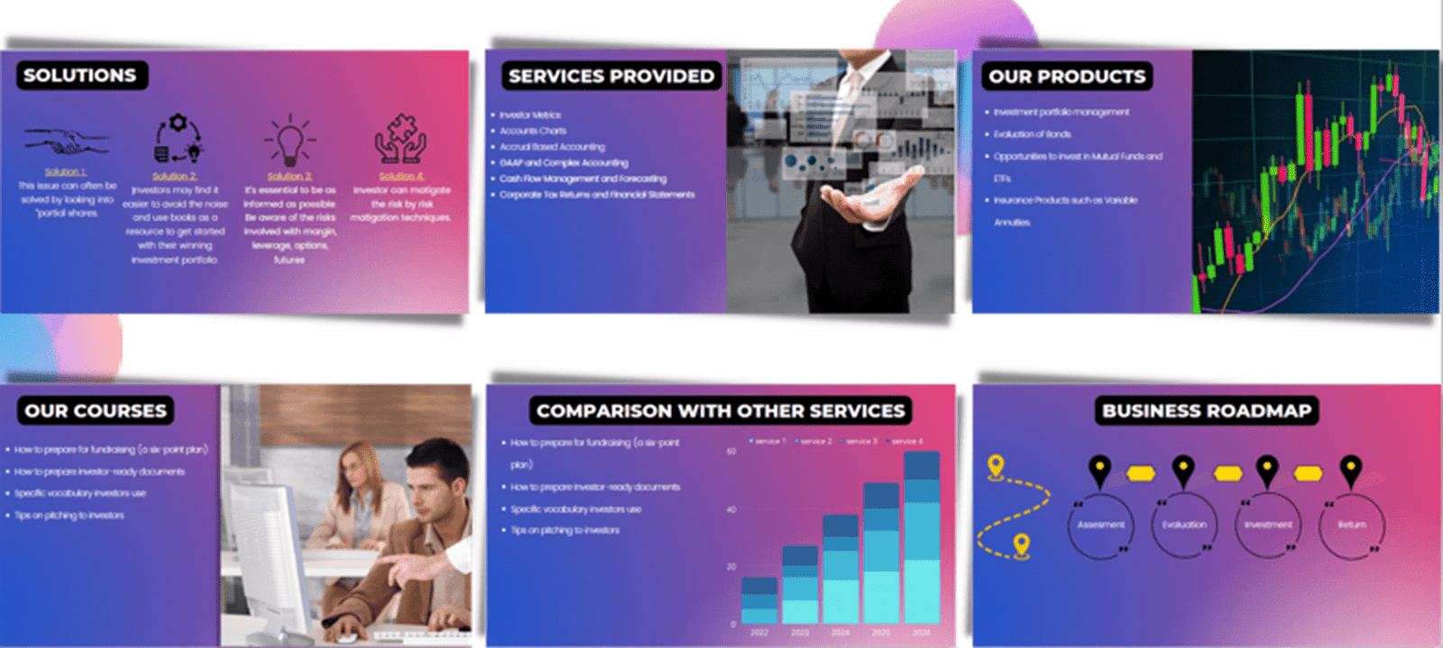 Marketing Agency Pitch Deck Template - Oak Business Consultant