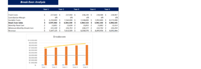 Electric Car Agency Excel Financial Model - Oak Business Consultant