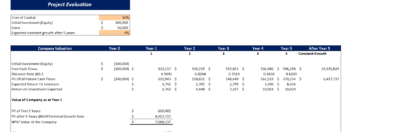 Electric Car Agency Excel Financial Model - Oak Business Consultant