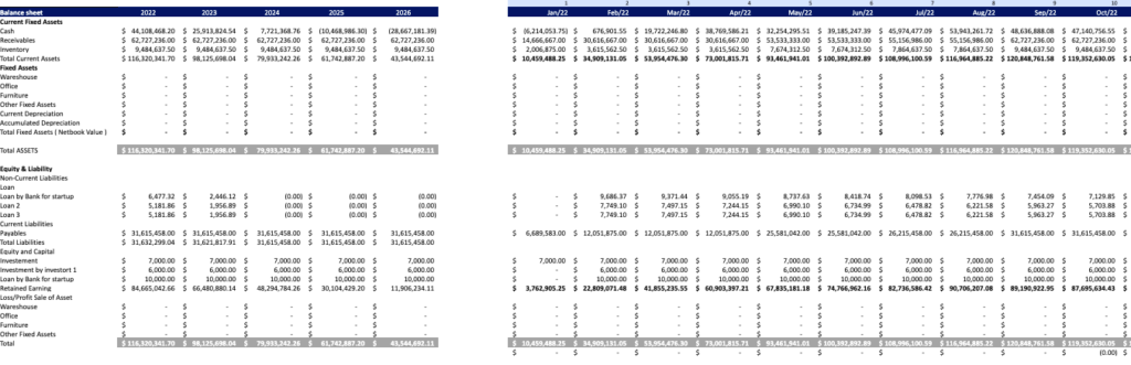 Car Distribution Excel Financial Model - Oak Business Consultant