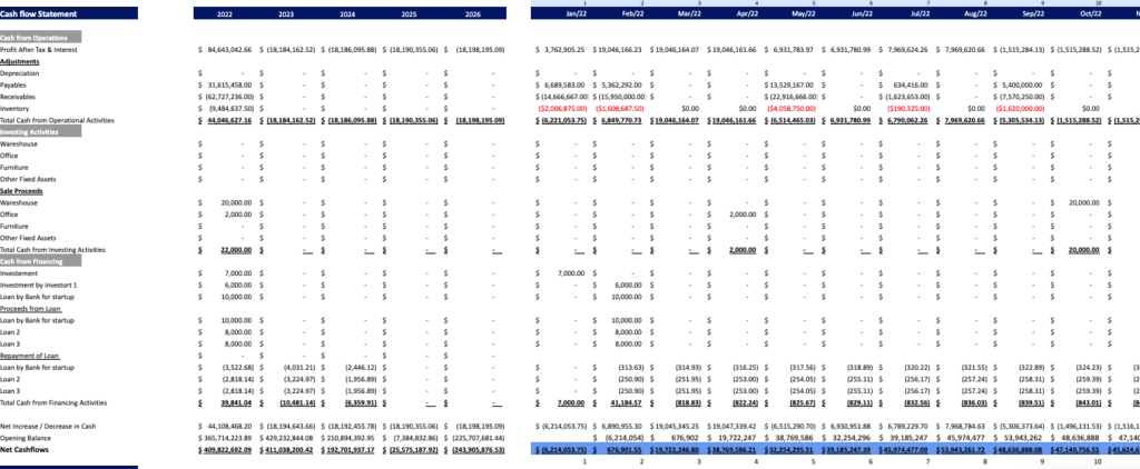 Car Distribution Excel Financial Model - Oak Business Consultant