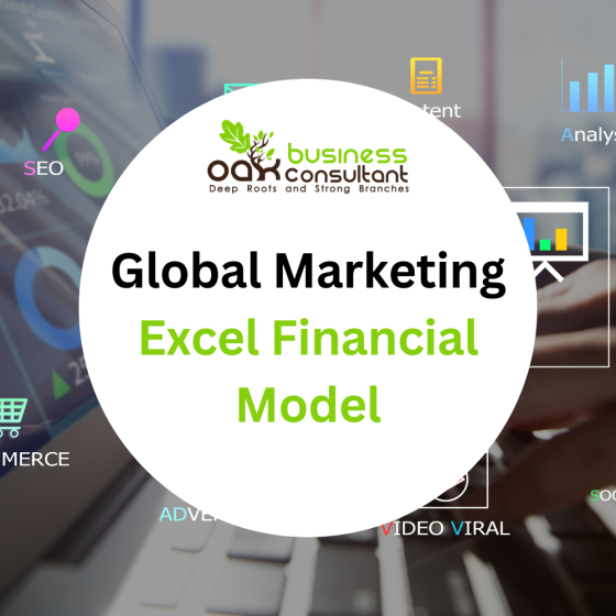 Global Marketing Excel Financial Model - Oak Business Consultant