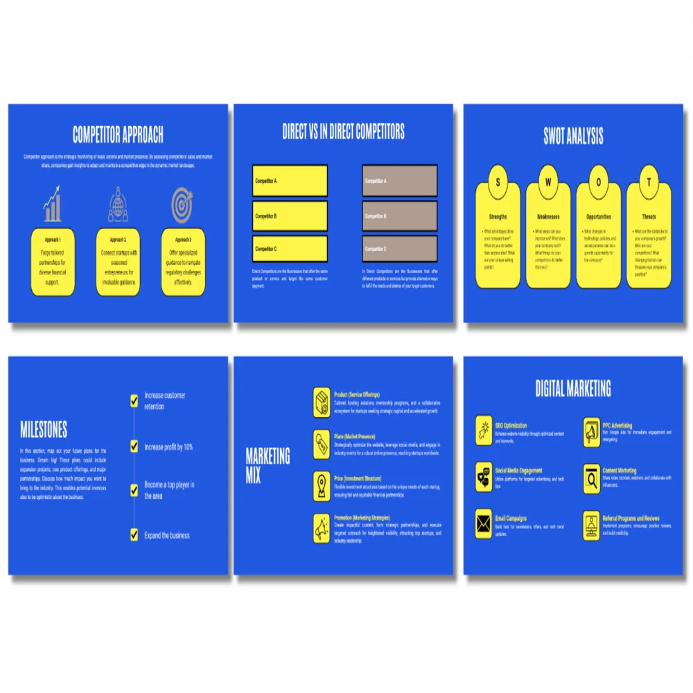 Global Marketing Pitch Deck Template - Oak Business Consultant