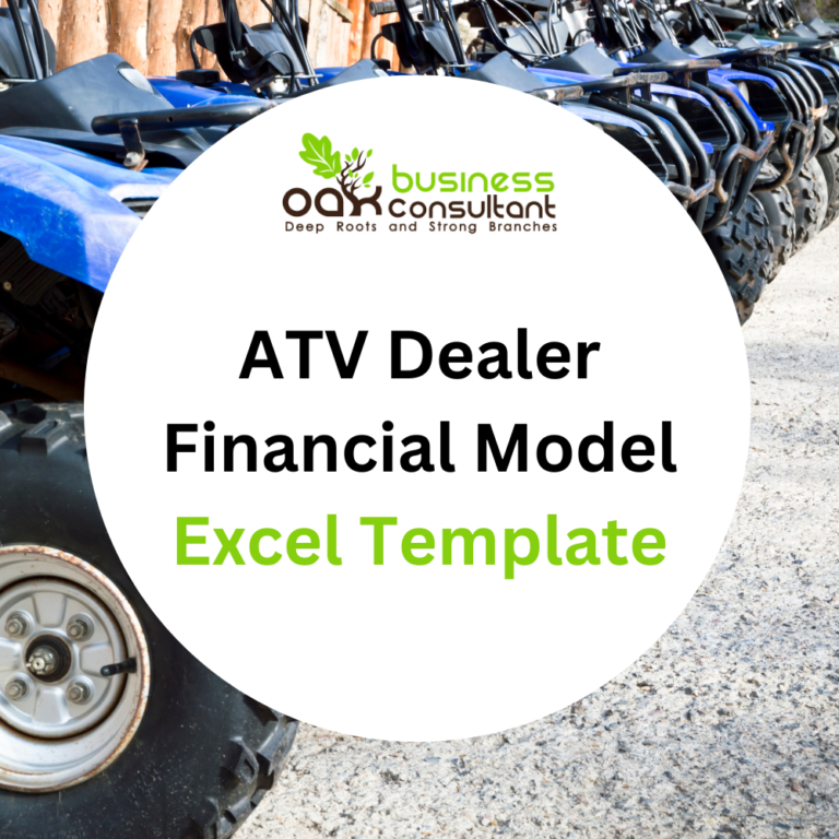Motor Scooter Dealer Financial Model Excel Template