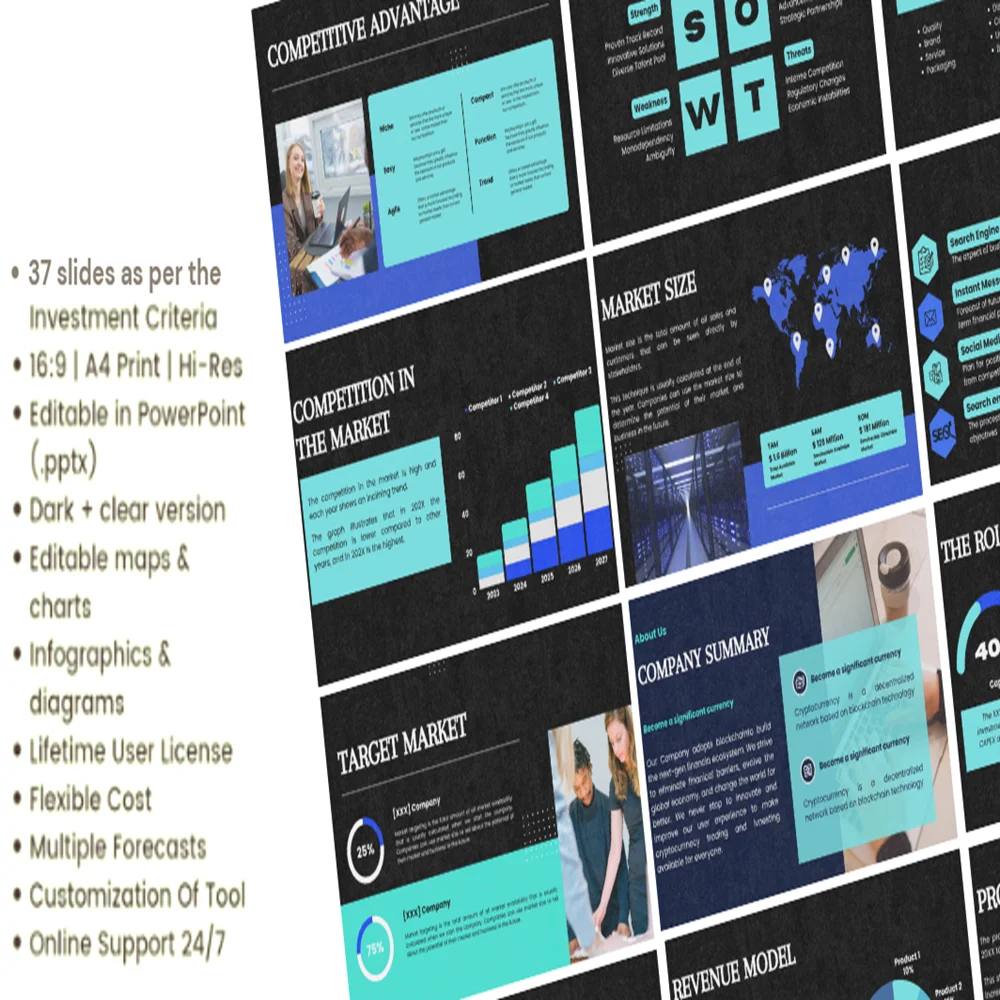 Blockchain P2P Pitch Deck - Oak Business Consultant