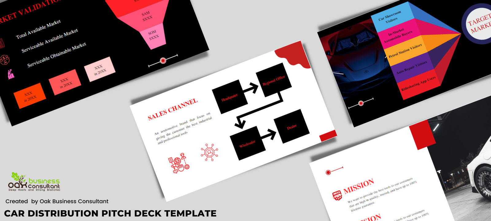 Car Distribution Pitch Deck - Oak Business Consultant