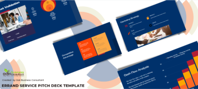 Errand Service Pitch Deck Template - Oak Business Consultant