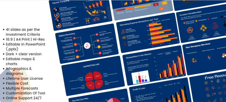 Errand Service Pitch Deck Template - Oak Business Consultant