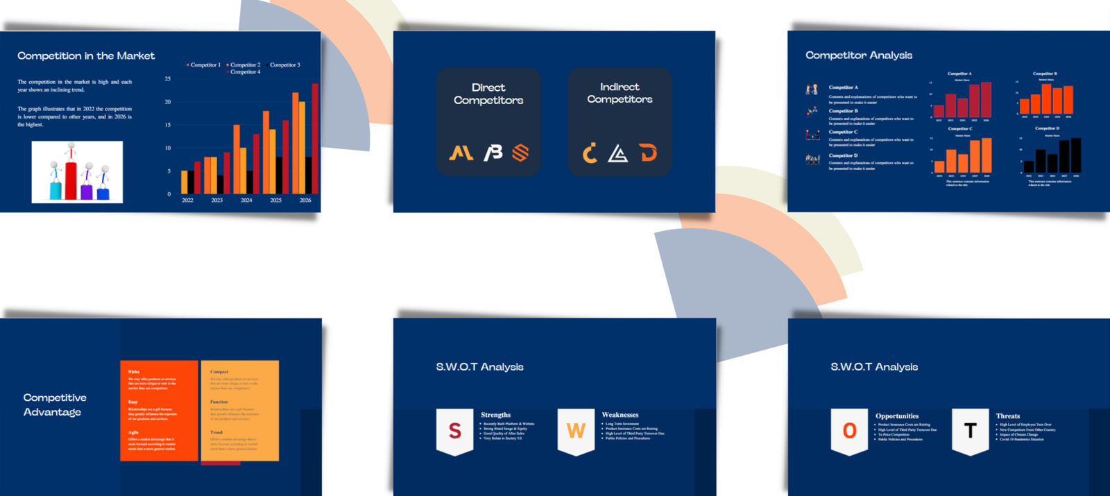 Errand Service Pitch Deck Template - Oak Business Consultant