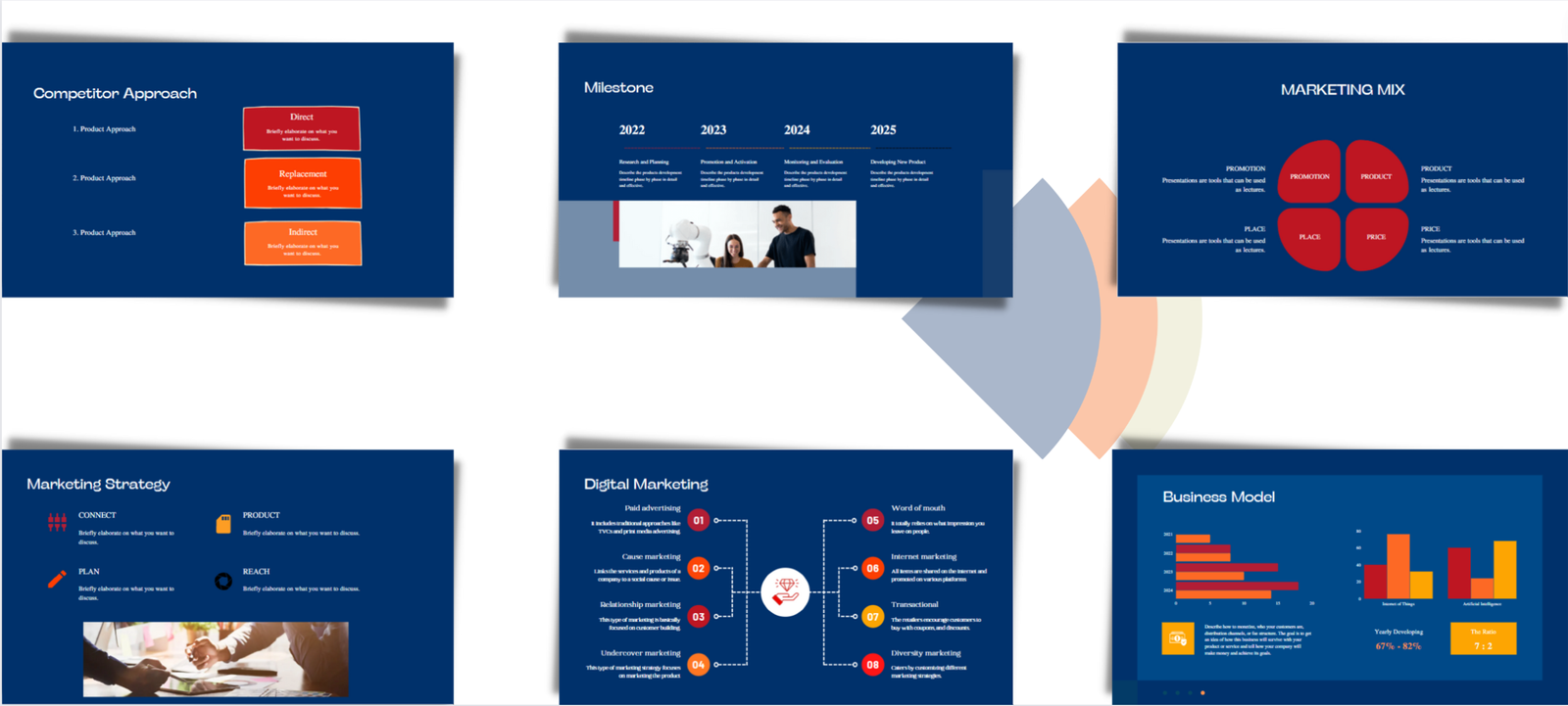 Errand Service Pitch Deck Template - Oak Business Consultant