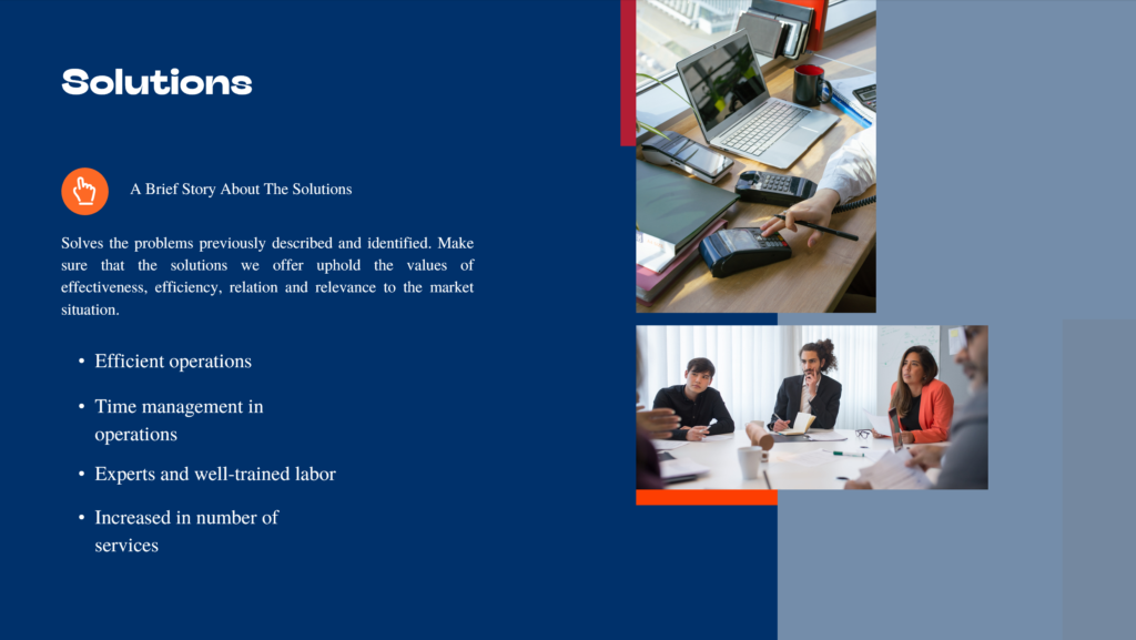 Errand Service Pitch Deck Template - Oak Business Consultant