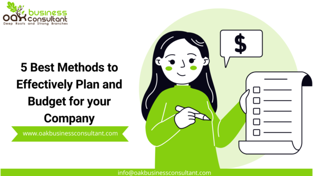 5 Best Methods to Effectively Plan and Budget for your Company