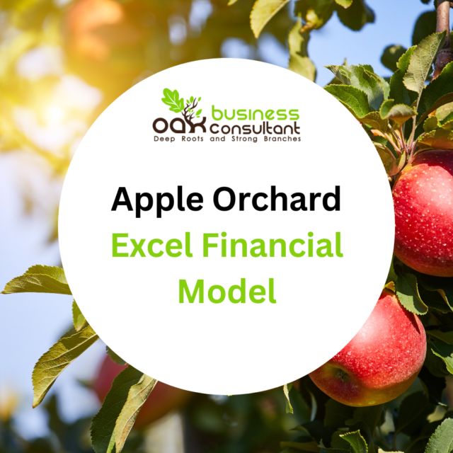 Apple Orchard Excel Financial Model - Oak Business Consultant