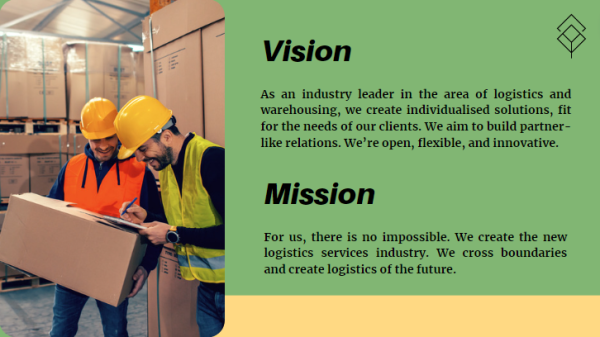 Rental Warehouse Pitch Deck - Oak Business Consultant