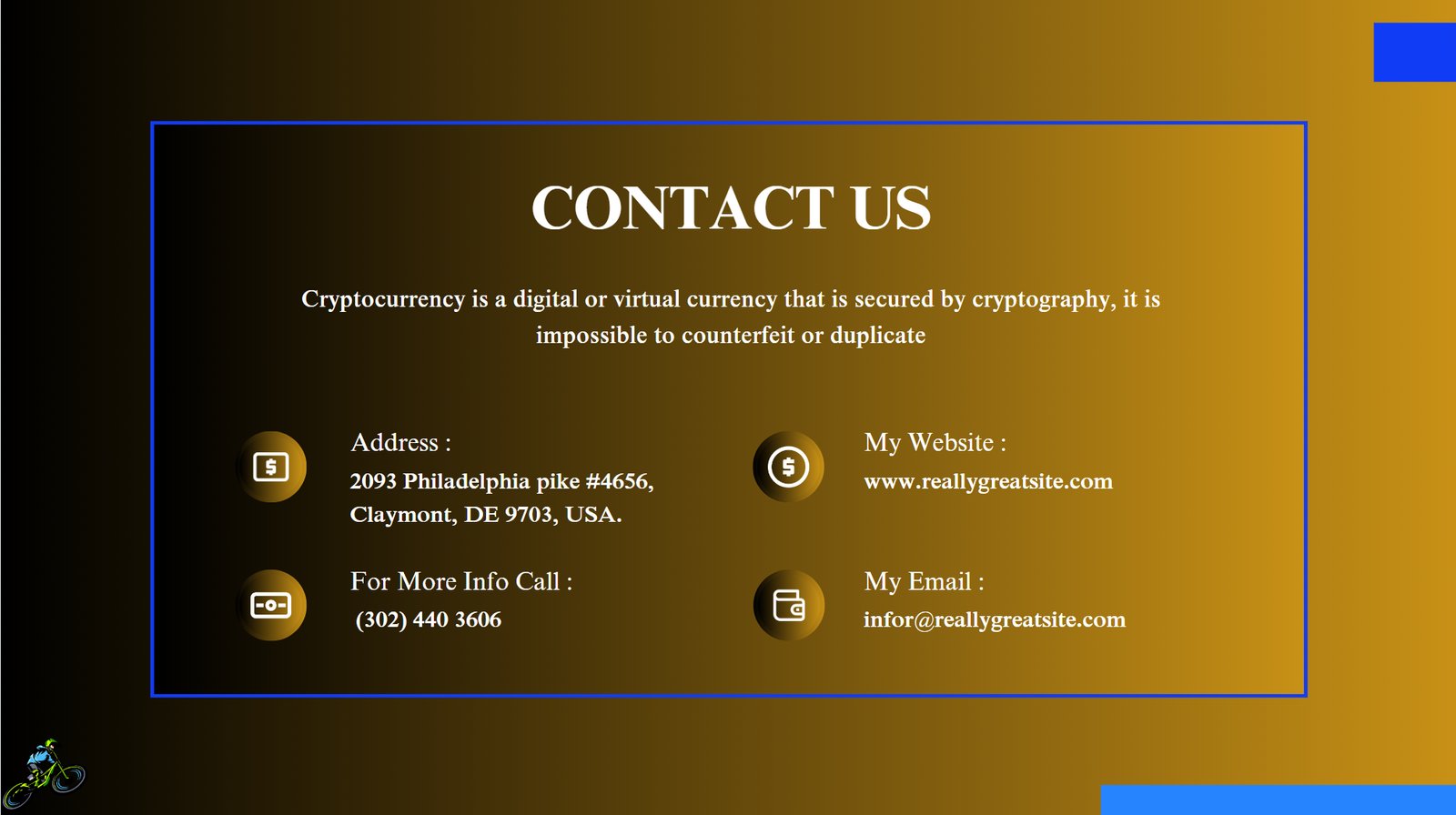 Bike Distribution Pitch Deck Template - Oak Business Consultant