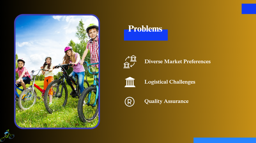 Bike Distribution Pitch Deck Template - Oak Business Consultant