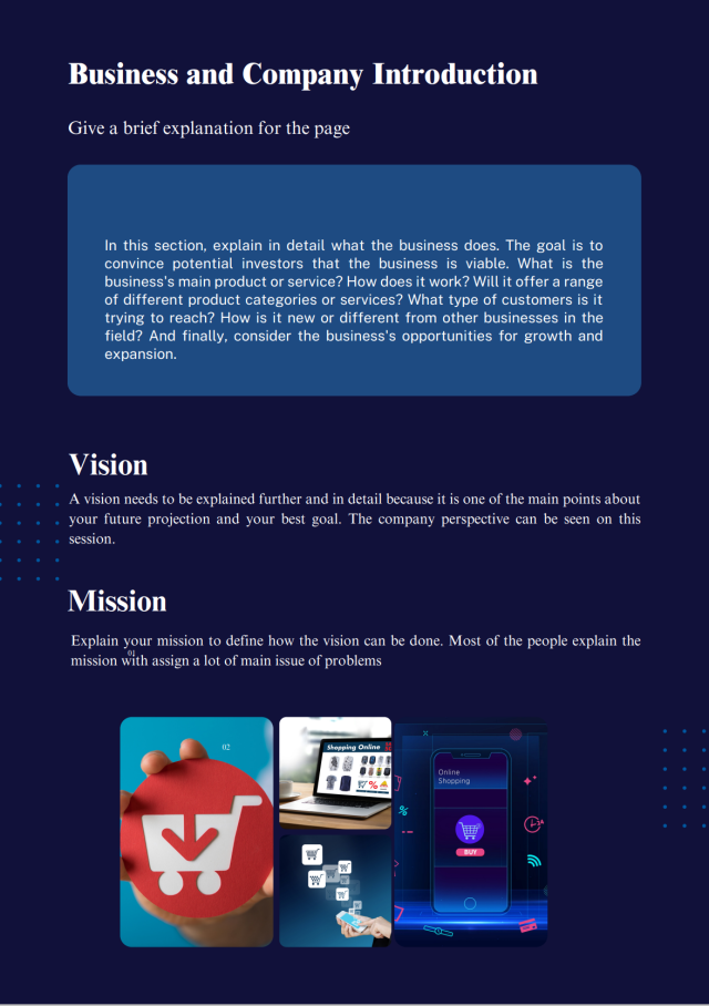 E-commerce Business Plan Template - Oak Business Consultant