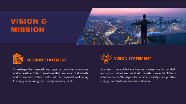 Fintech Pitch Deck Template - Oak Business Consultant