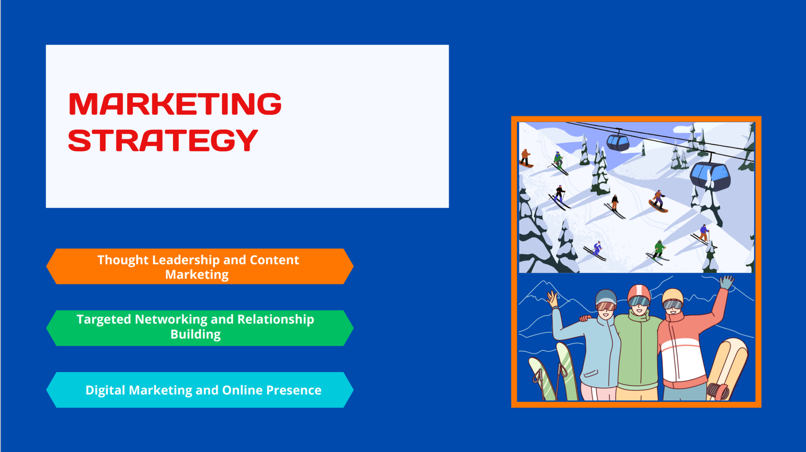 Ski Resort Pitch Deck Template - Oak Business Consultant