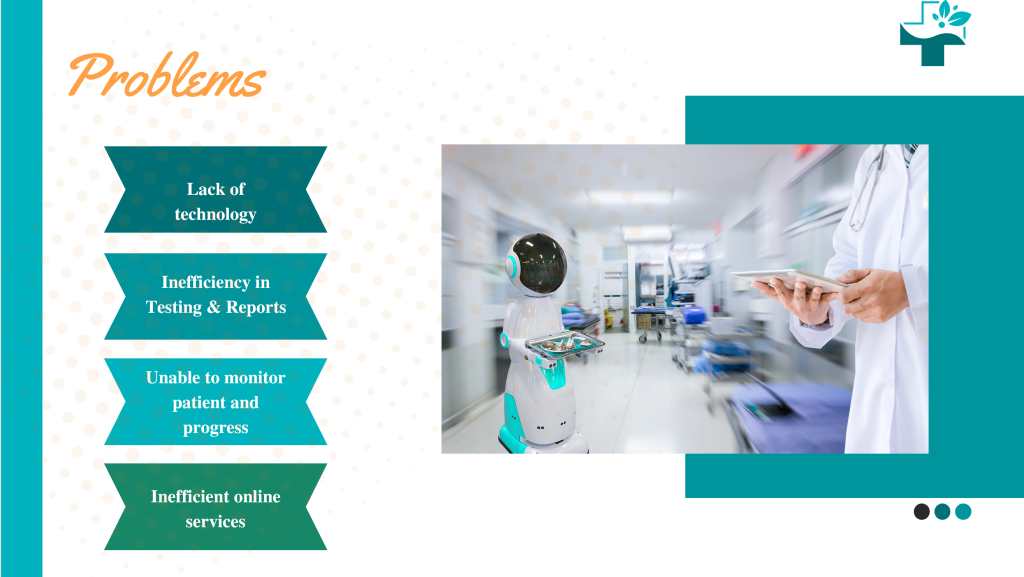 Smart Hospital Pitch Deck Template - Oak Business Consultant