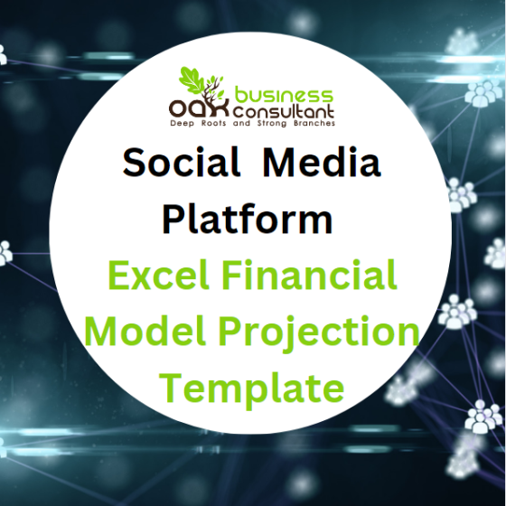 Social Media Platform Excel Financial Model Projection Template