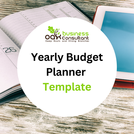 Yearly Budget Planner Template - Oak Business Consultant