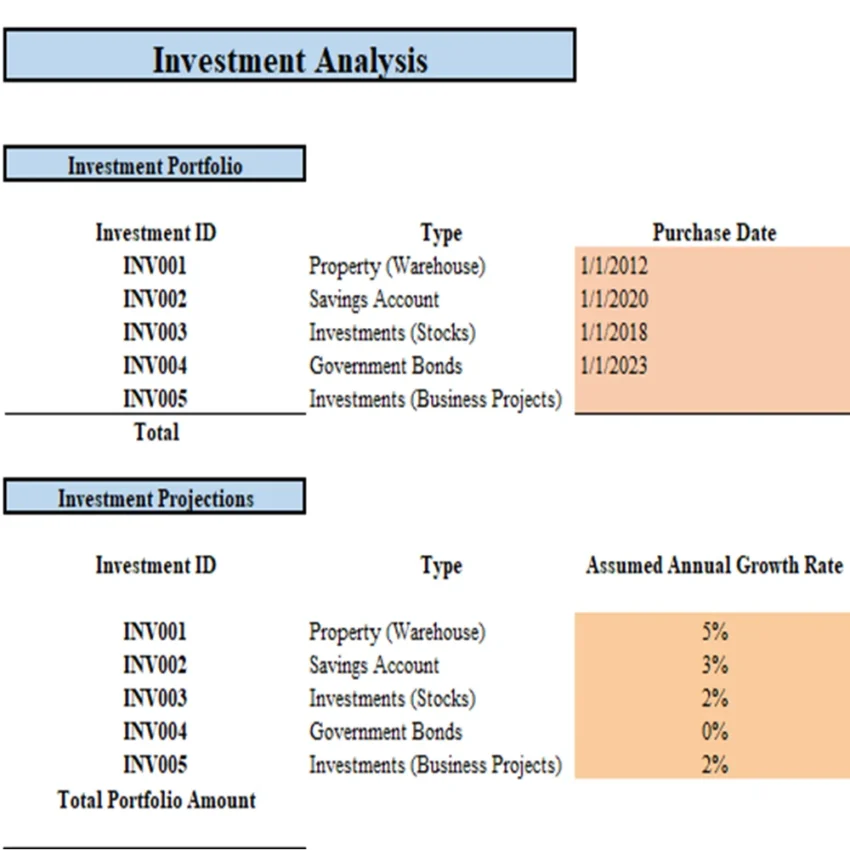 "Rich Dad, Poor Dad" Excel Financial Tool - Oak Business Consultant