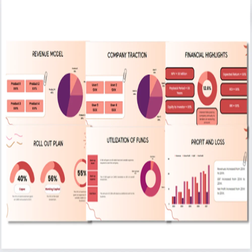 Smoothie Bar Pitch Deck Template - Oak Business Consultant