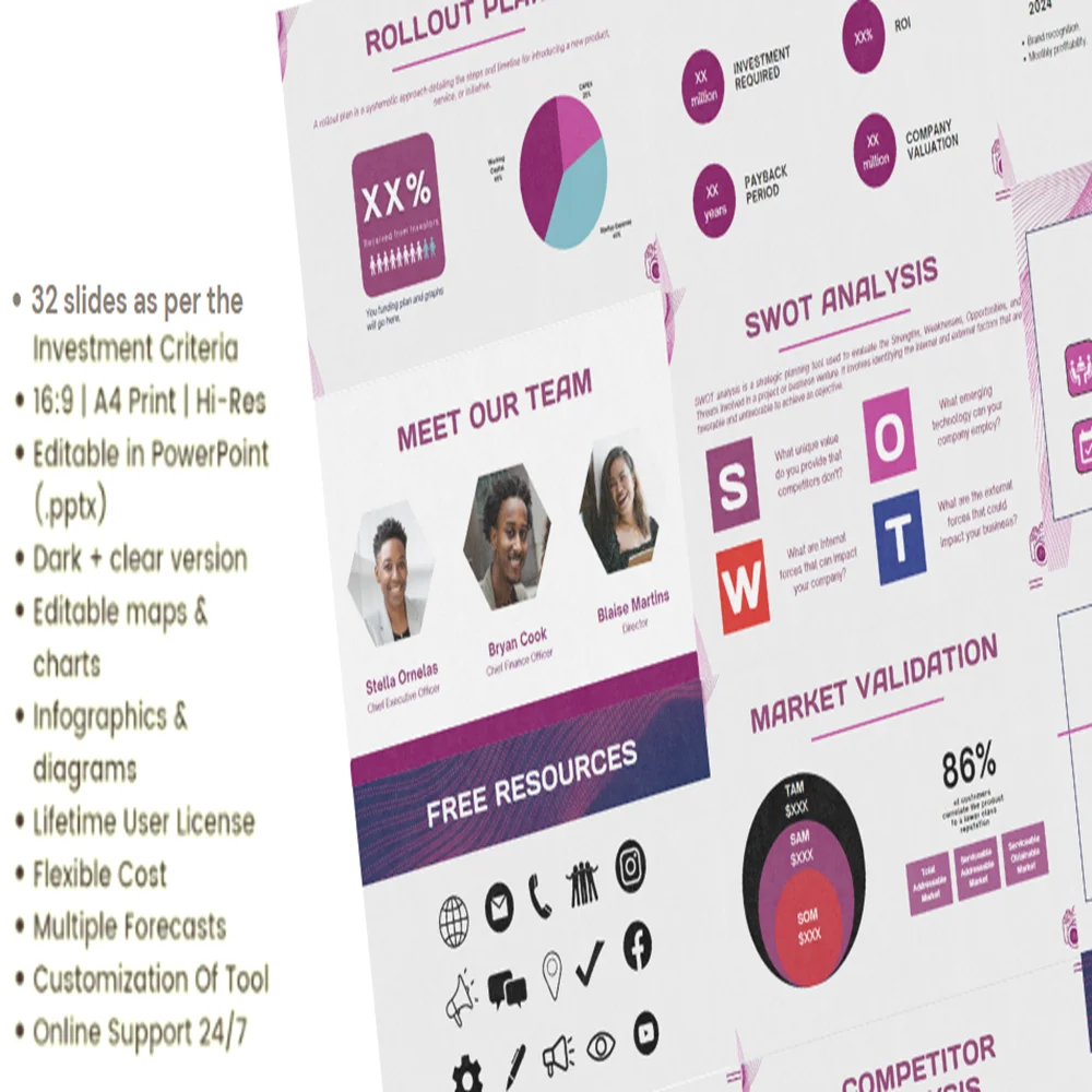 Video Production Agency Pitch Deck Template - Oak Business Consultant
