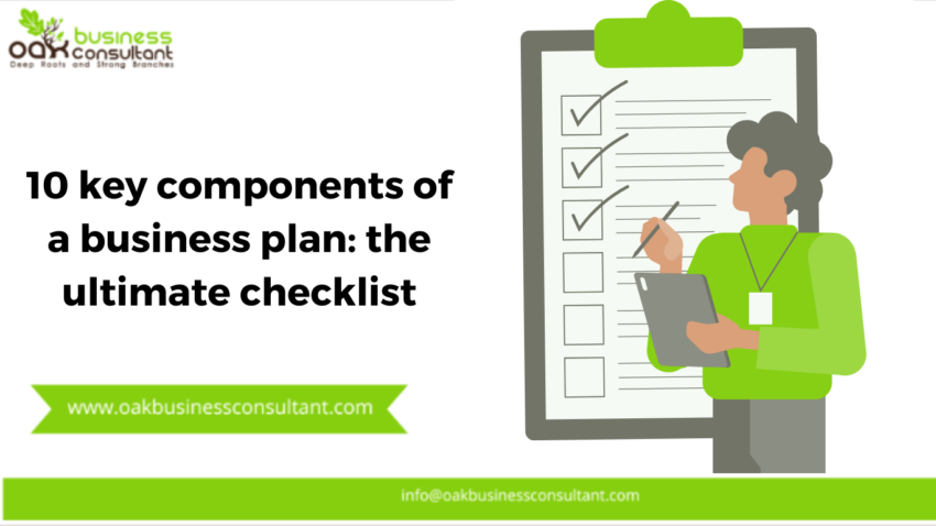 10 key components of a business plan: the ultimate checklist
