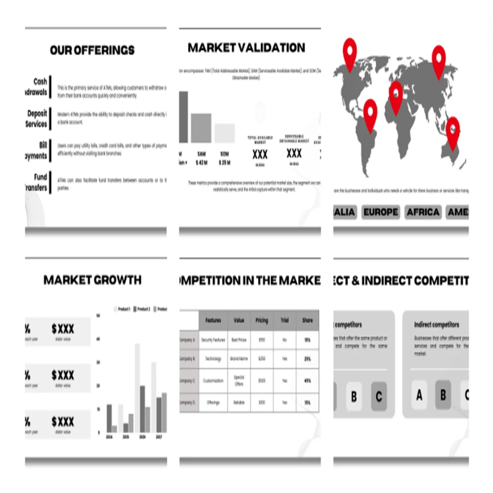 ATM Machine Business Pitch Deck - Oak Business Consultant