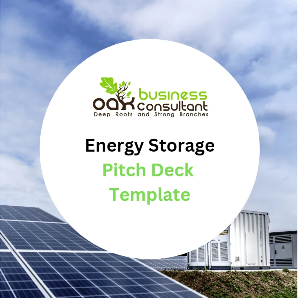 Energy Storage Pitch Deck Template - Oak Business Consultant